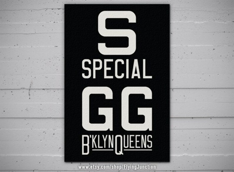 BROOKLYN & QUEENS New York City Vintage Look Subway Sign. Bus - Etsy