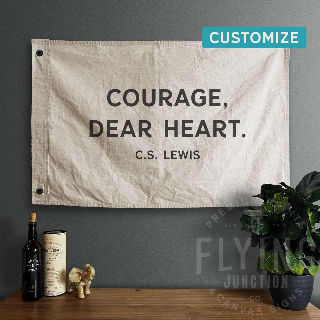 Custom Hand Painted Cotton Canvas Flag: Vintage Style Wall Tapestry - Etsy
