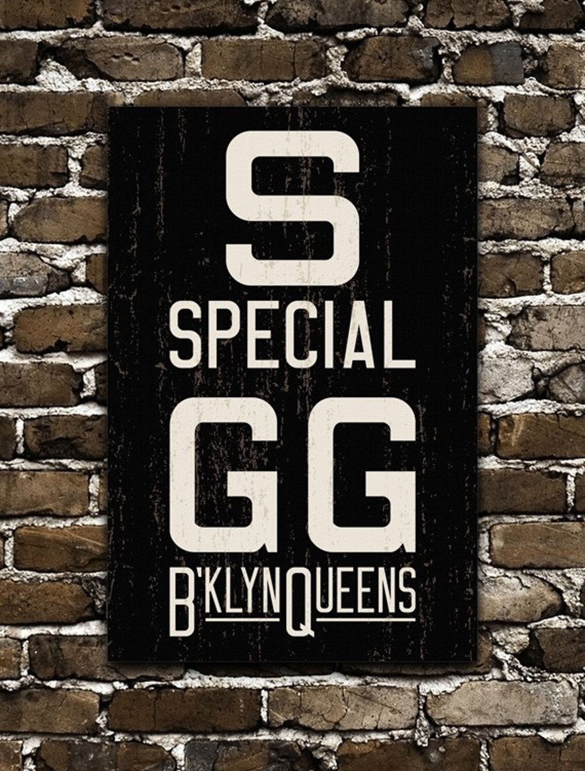 BROOKLYN & QUEENS New York City Distressed Subway Sign. Bus - Etsy