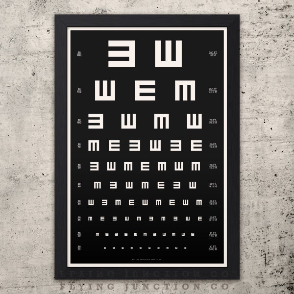 Vintage Eye Chart - Etsy