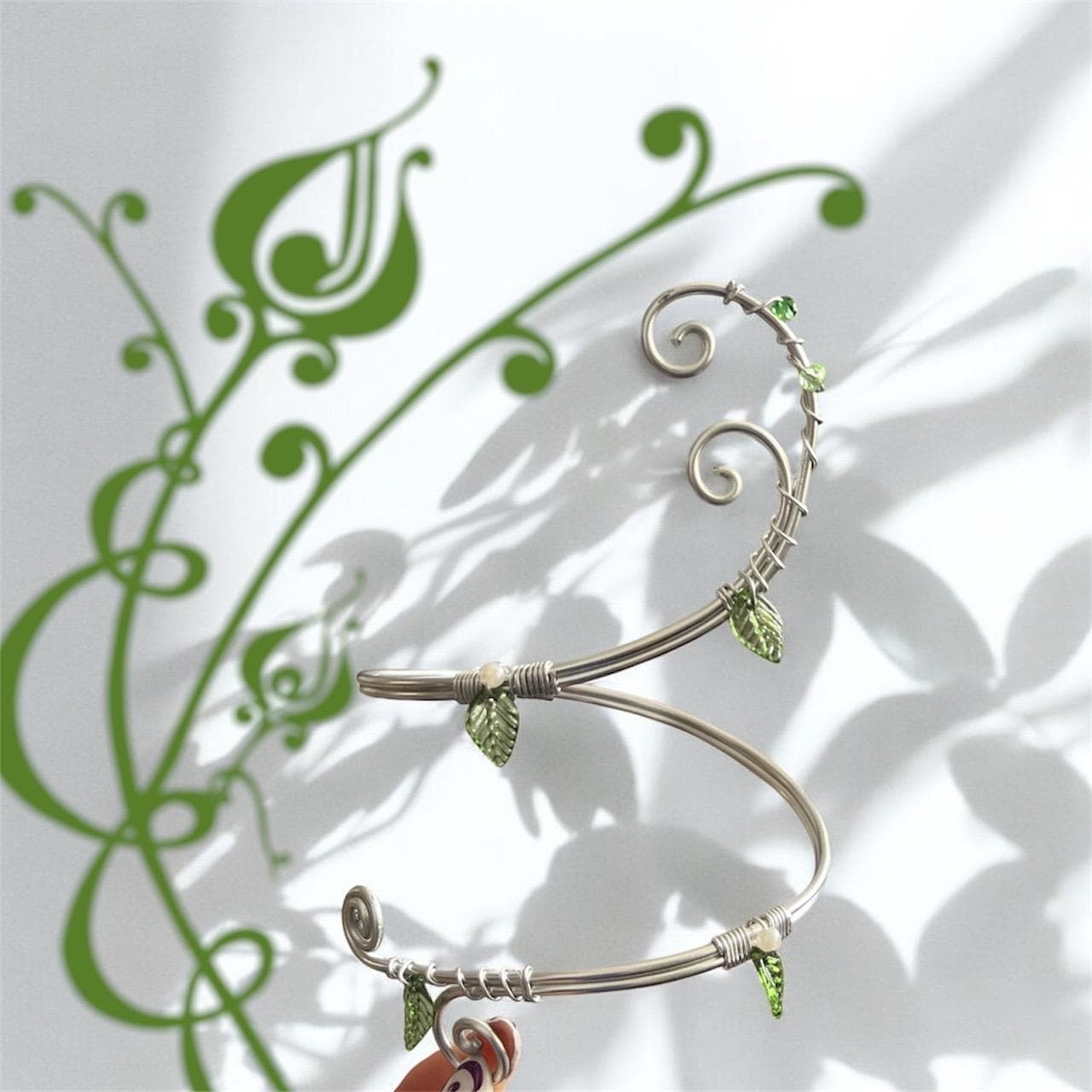 Whimsical Silver Vine Arm Cuff - Etsy