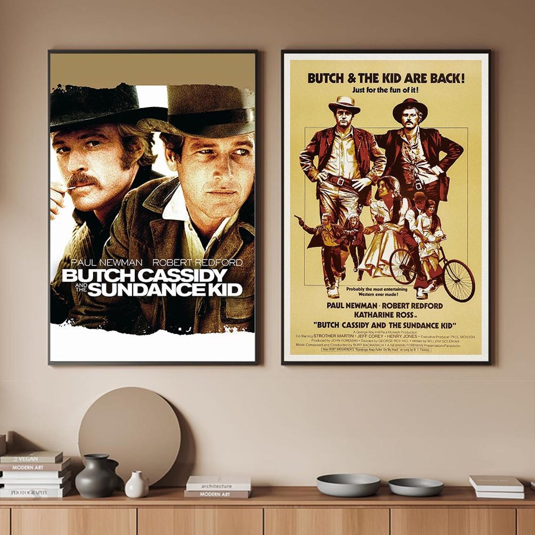 Butch Cassidy and the Sundance Kid Movie Poster, Classic Movie Art ...