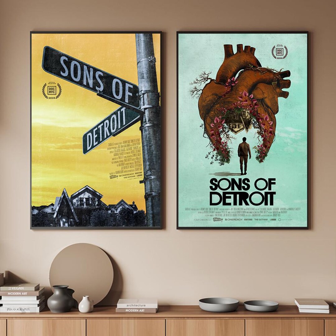 Sons of Detroit Movie Poster, Classic Movie Art, Fantasy Movie Print ...