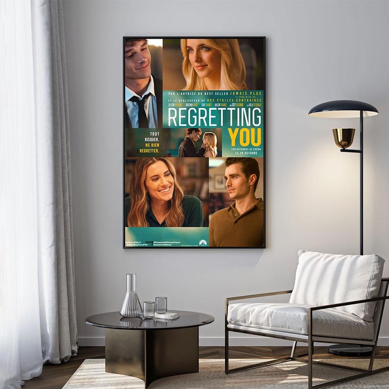 Regretting You Movie Poster, Classic Movie Art, Fantasy Movie Print ...