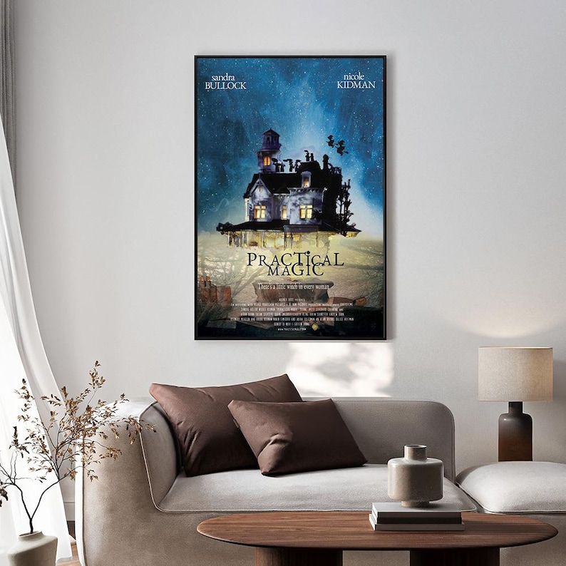 Practical Magic Movie Poster, Classic Movie Art, Fantasy Movie Print ...