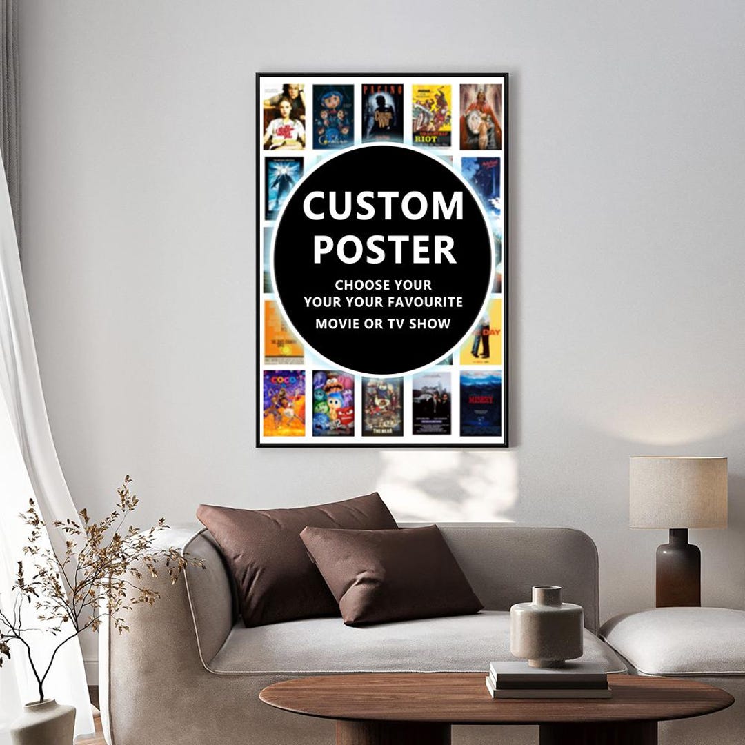 Custom Print Movie Poster , Choose Your Favorite Movies or TV Show ...