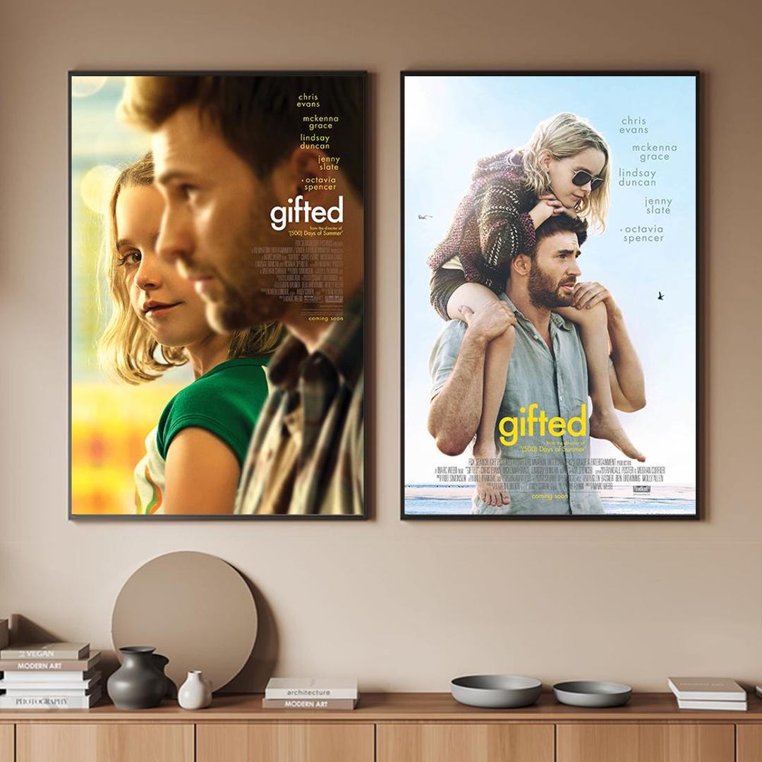 Gifted Movie Poster, Classic Movie Art, Fantasy Movie Print, Film Lover ...