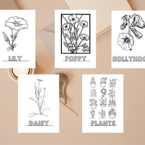 FRUITS, VEGITABLES and FLOWERS Coloring Book| 35 Printable Pages | Fun ...