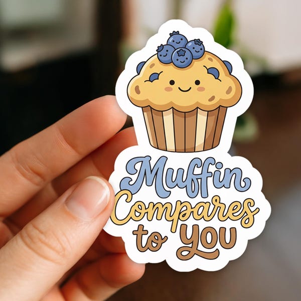 Blueberry Muffins Label - Etsy