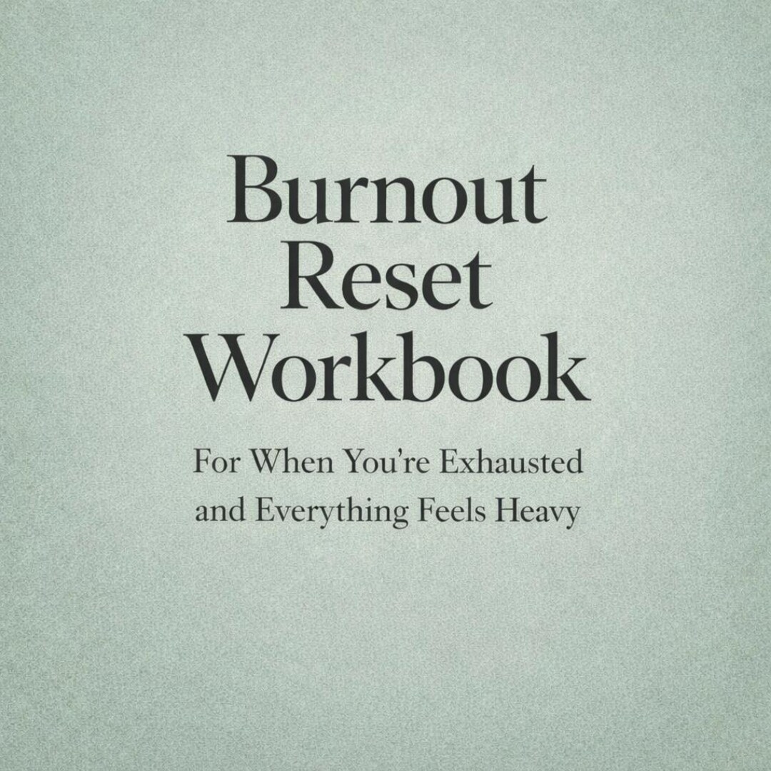 Burnout Reset Workbook | Recovery for Overwhelm & Emotional Exhaustion ...