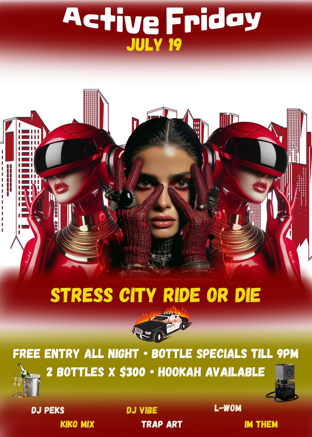 Party Flyer Template,digital Download,custom Party Invitation,canva ...
