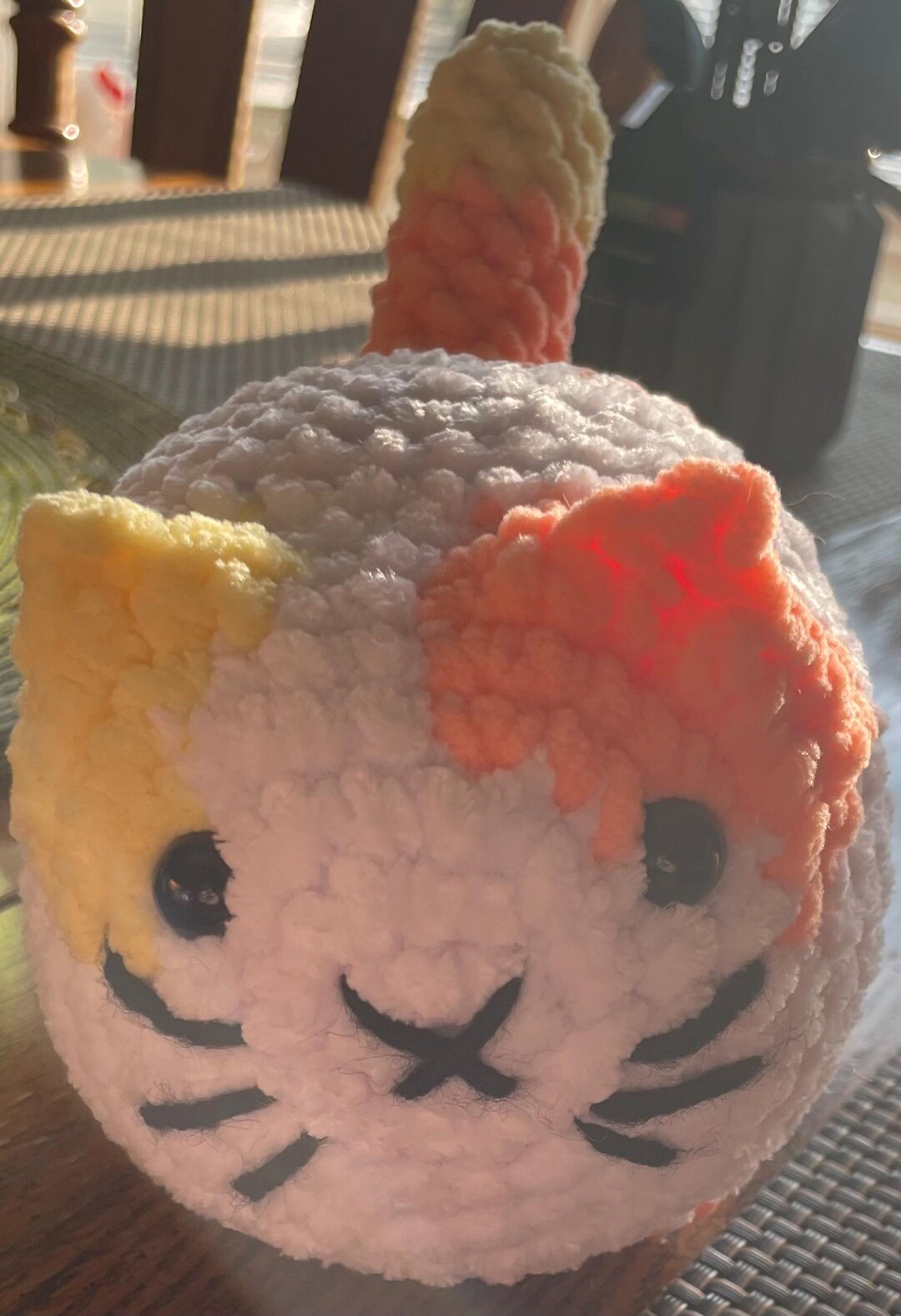 Halloween Candy Corn Cat Plush - Etsy