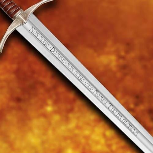 Handmade Knights Templar Sword: the Accolade, High Carbon Steel With ...