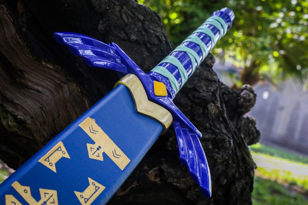 Legend of Zelda Master Sword Replica With Scabbard - Etsy