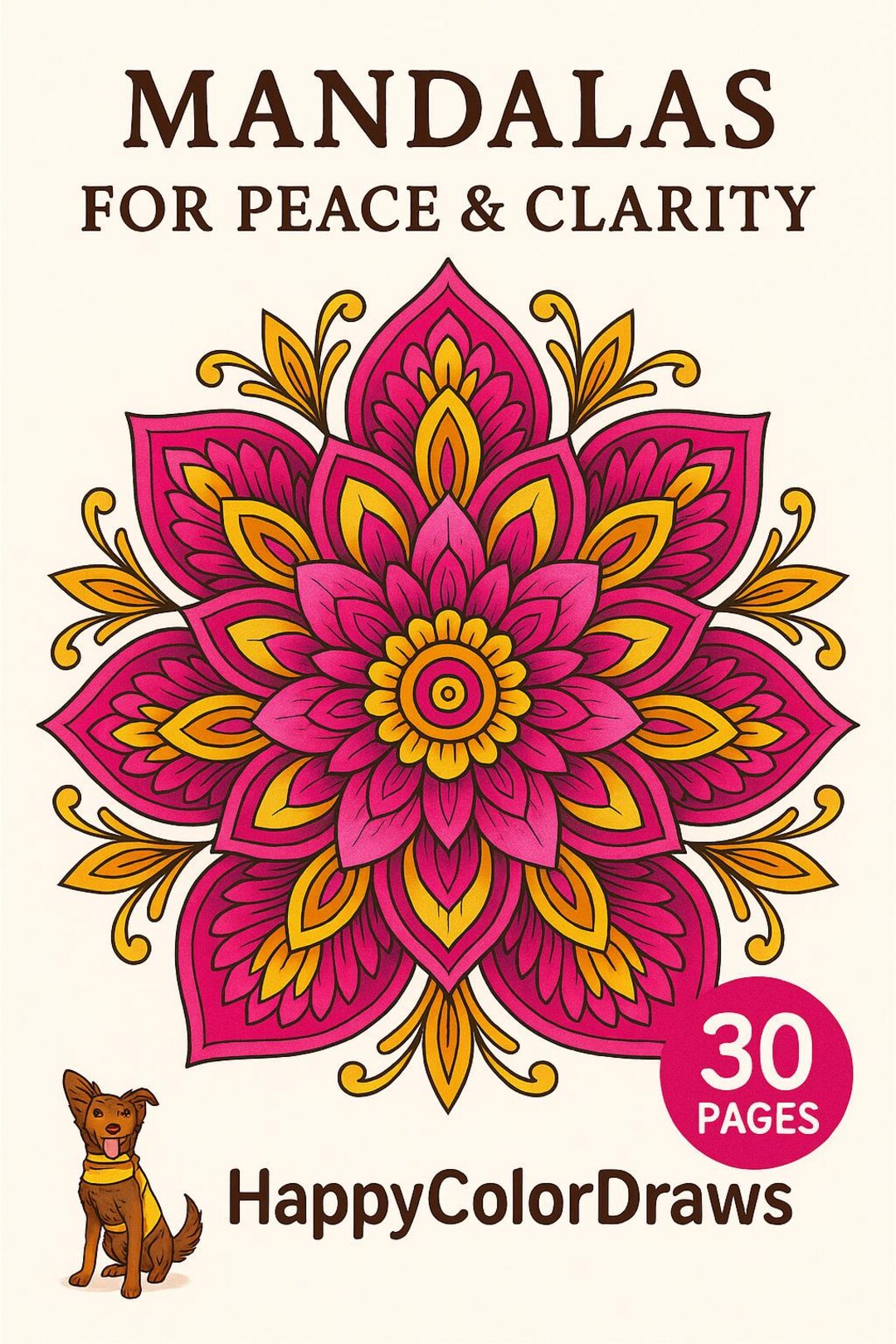 Mandalas for Peace and Clarity – 30 Printable Coloring Pages for Relaxation and Mindfulness ...