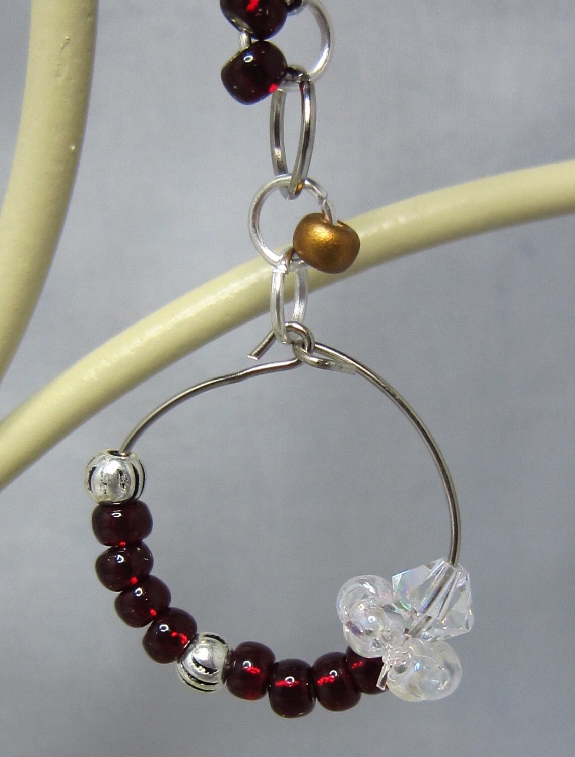 Knitting Row Counter, Beaded Knitting Abacus - Etsy UK