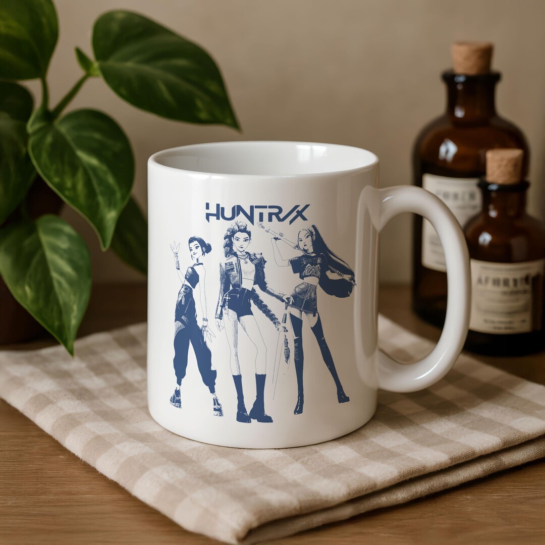 Kpop Demon Hunters Mug | HUNTRX Rumi Mira Zoey | Unique Gift Idea | Fan ...