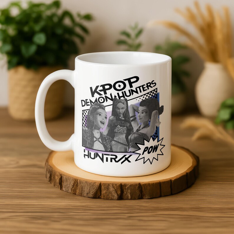 K-pop Demon Hunters Mug | HUNTR/X Gift Idea | Rumi Mira Zoey Fans ...