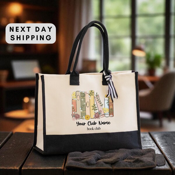 Reading Tote Bag - Etsy