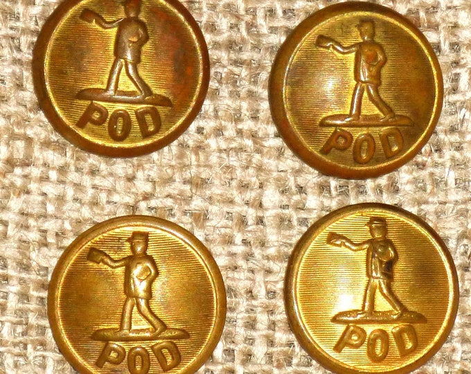 U.S. Post Office Uniform Buttons Set of 4 Vintage/ Antique - Etsy