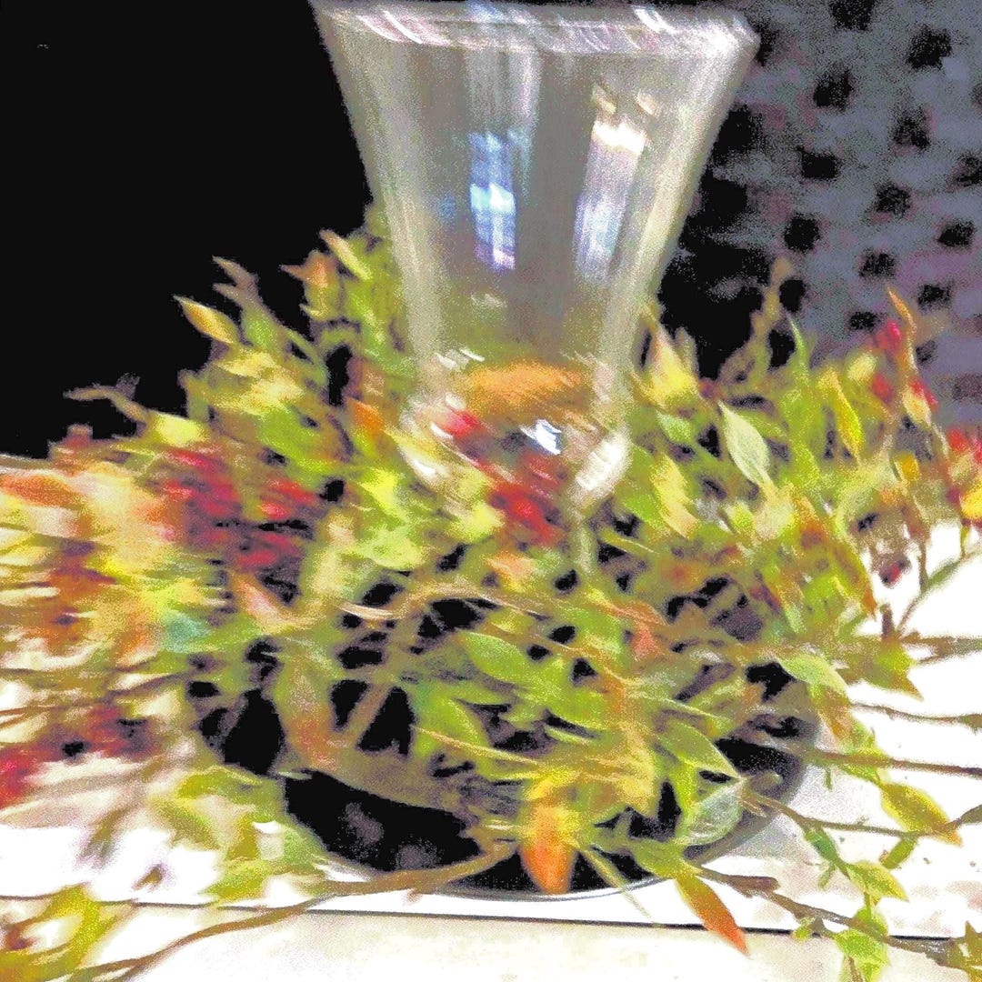 Metal Candlestick With Floral Ring - Etsy