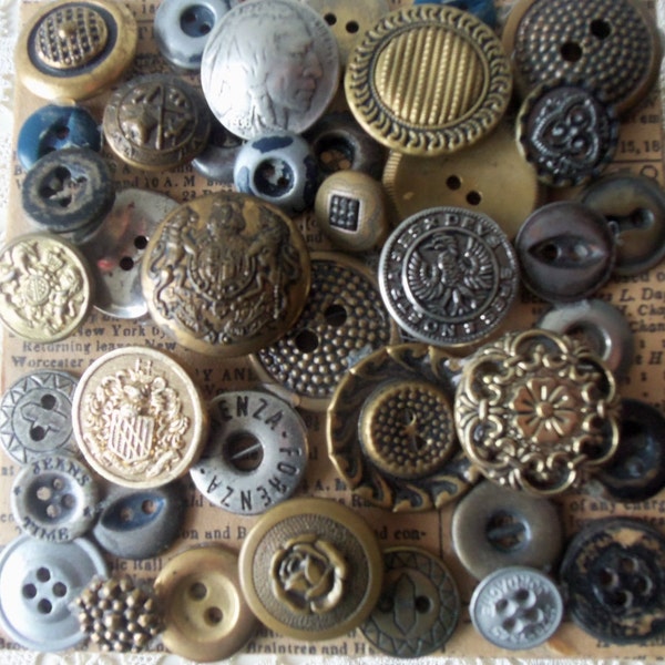 Antique Button - Etsy