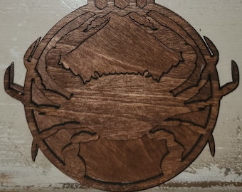 Crabs for Christmas Ornament Svg Laser Cut File DIGITAL DOWNLOAD - Etsy