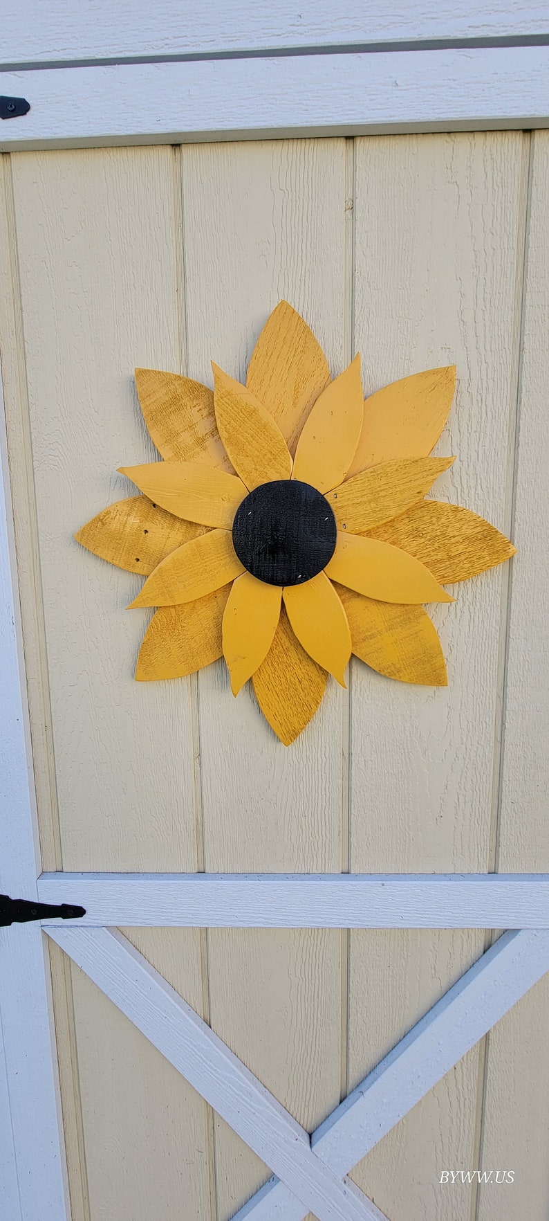 Large Wood Flower PDF Template Pattern (petal Sizes + Center Circle ...