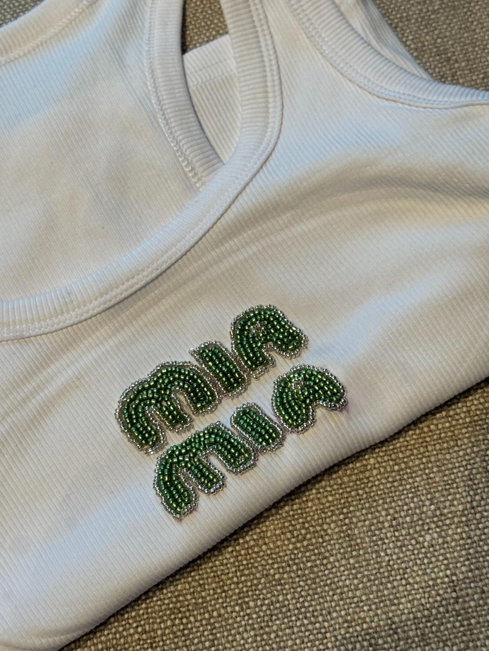 CUSTOM Name Beaded Embroidery Tank Top! - Custom Game Day Outfit ...