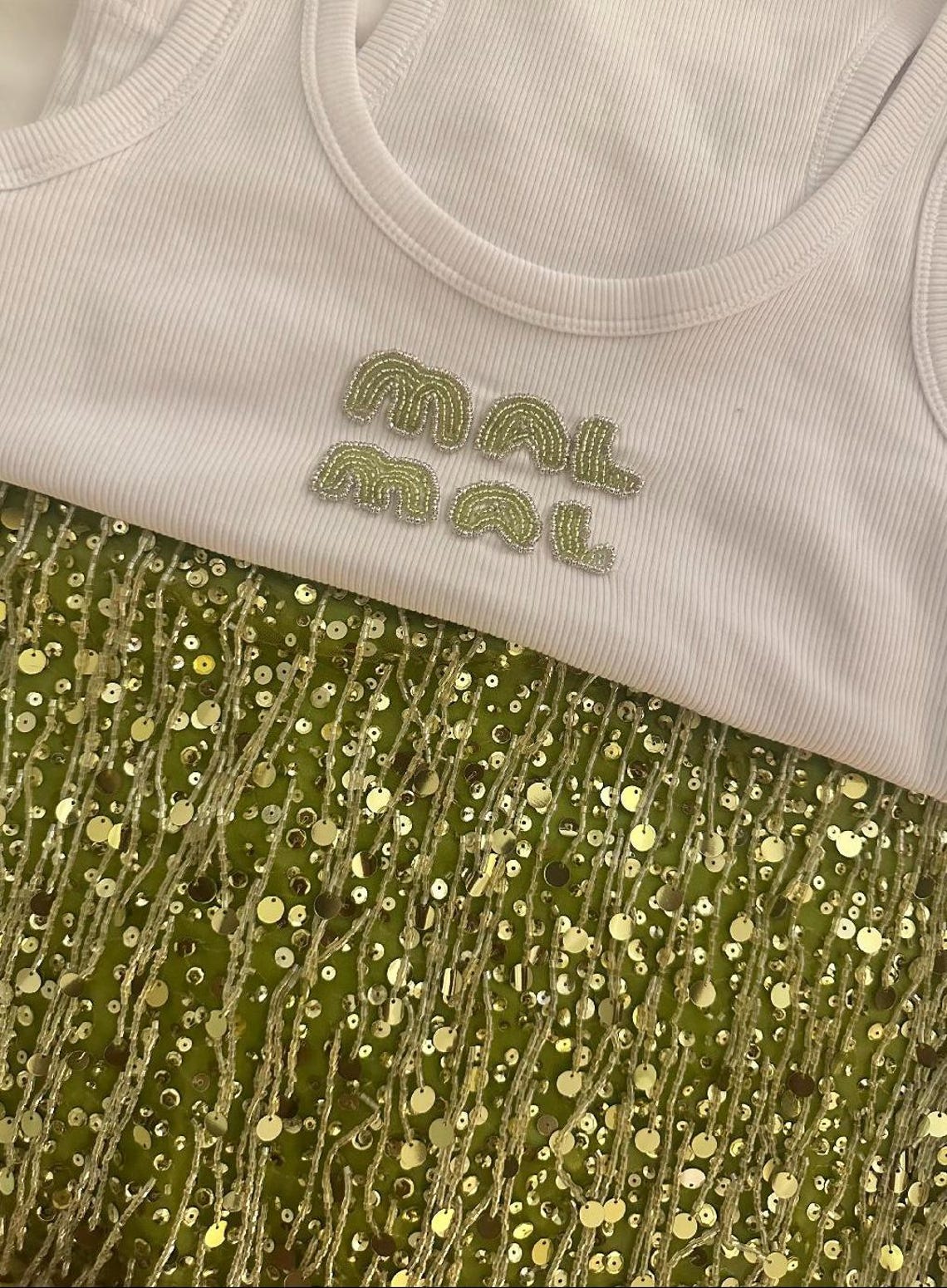 CUSTOM Name Beaded Embroidery Tank Top! - Custom Game Day Outfit ...