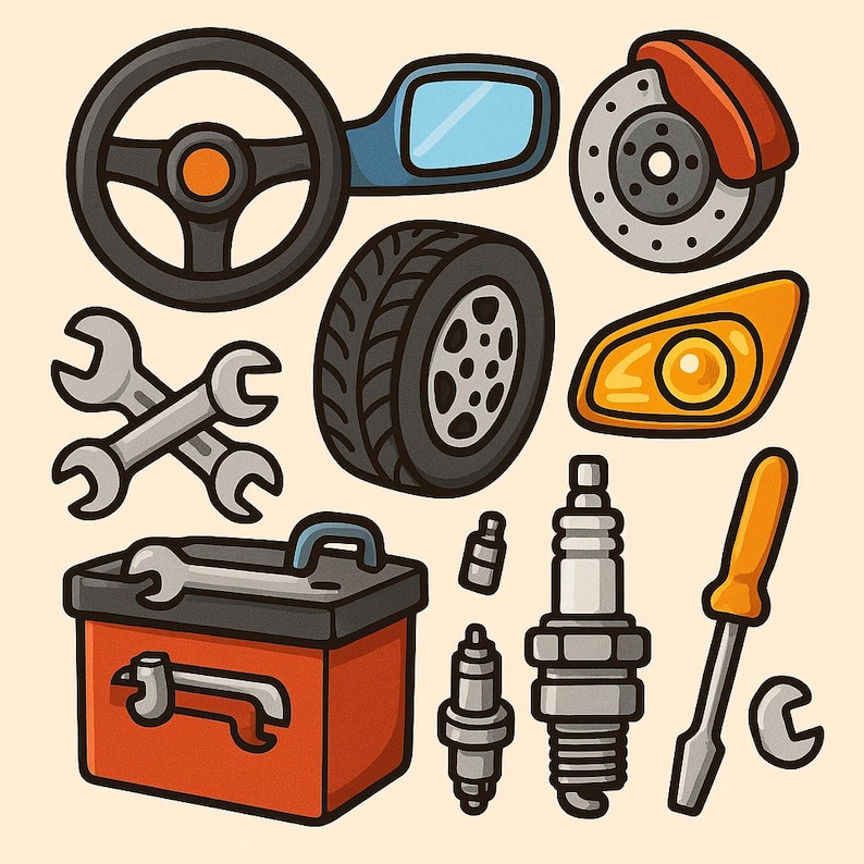 Car Parts Vol 2| Word Search Printable Puzzles| 5 Categories| 50 Words ...