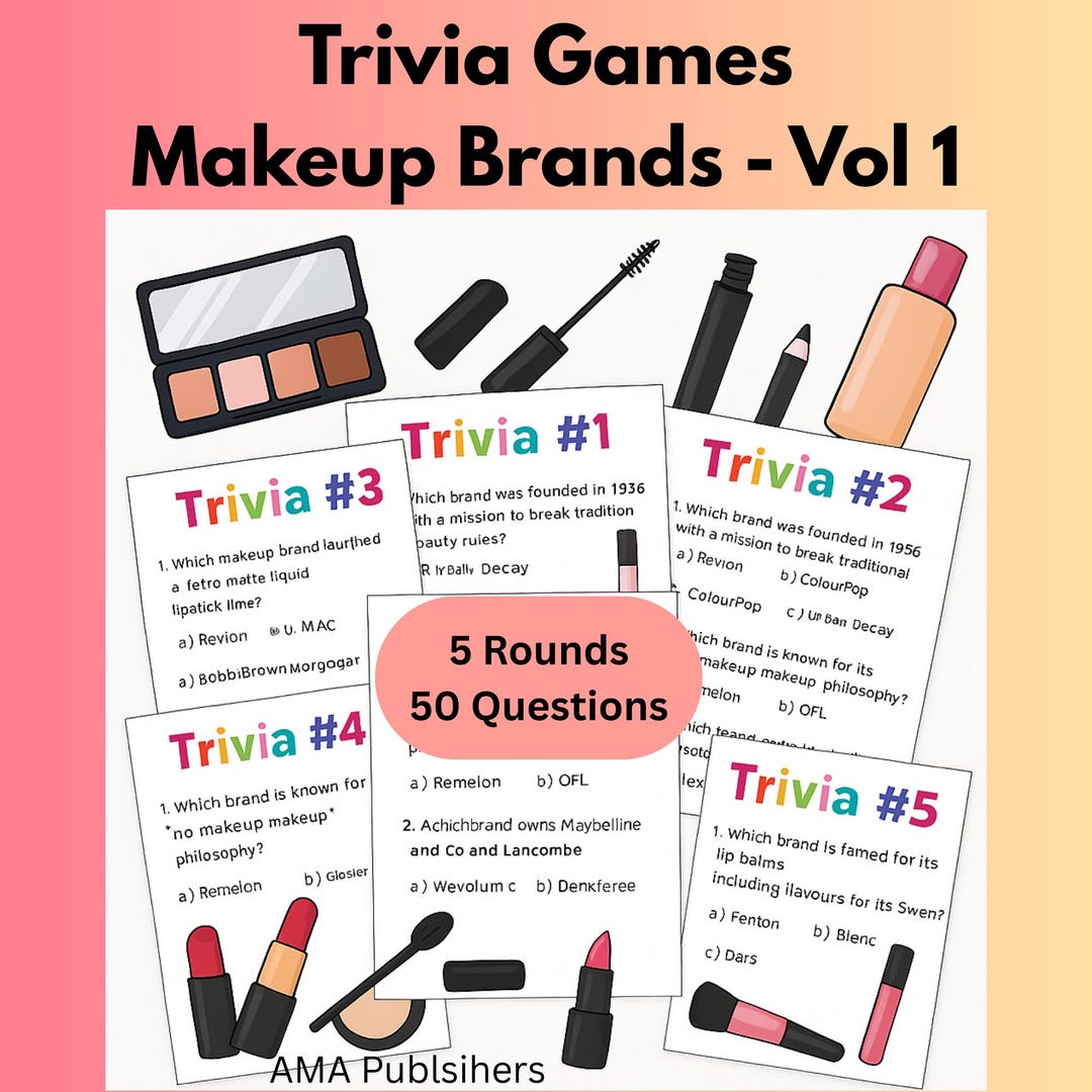 Trivia Games| 5 Rounds & 50 Questions| Birthday Games| Women Party ...