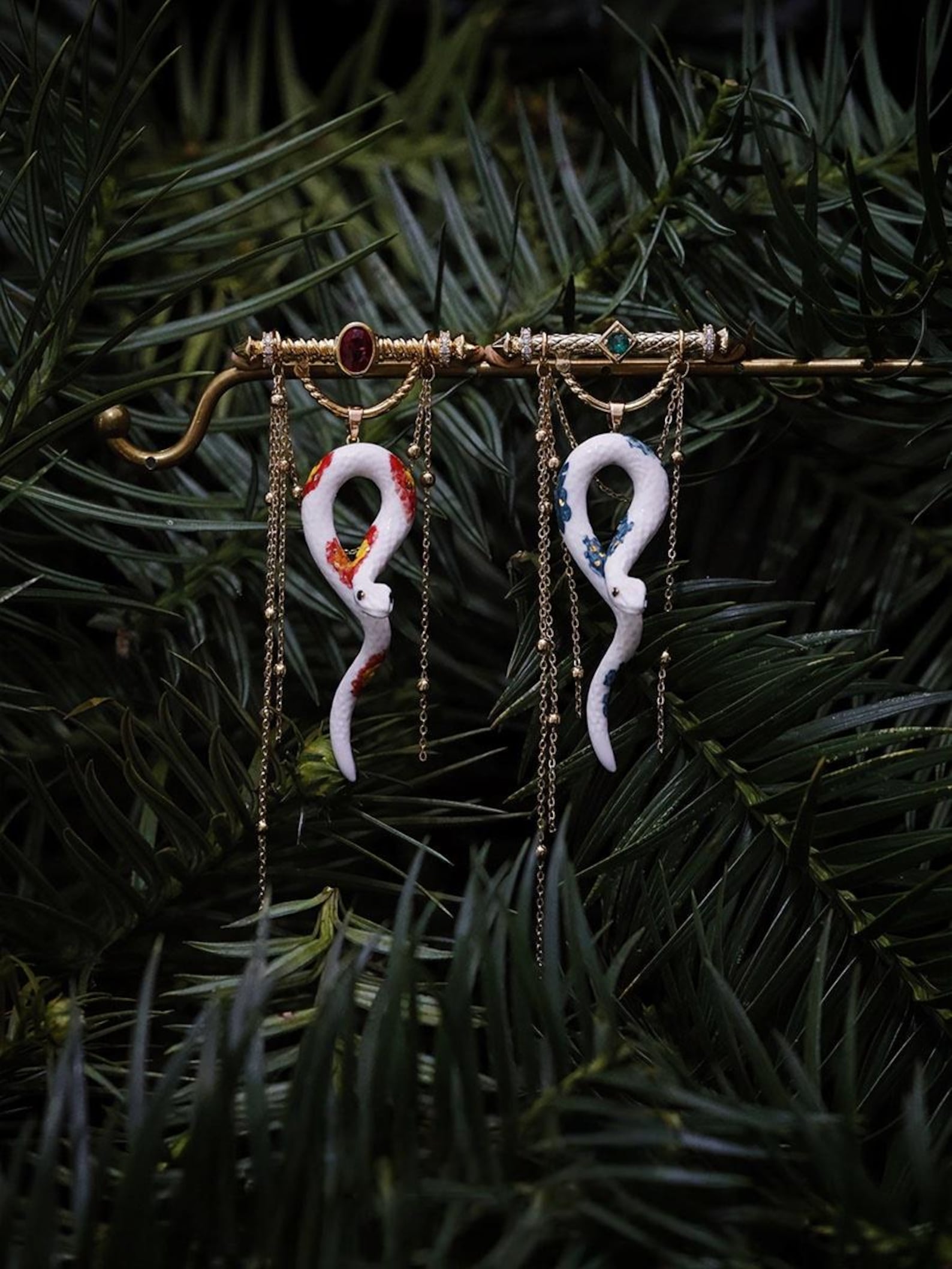 Spirit Serpent Brooch | Handcrafted Ceramic Snake Brooch - Etsy