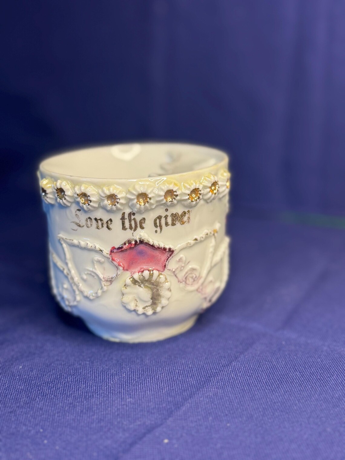 Victorian Era German Mustache "love the Giver" Tea Cup - Etsy Canada
