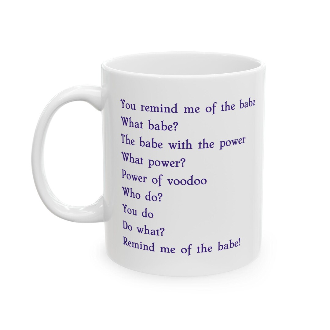 You Remind Me of the Babe Mug Labyrinth - Etsy