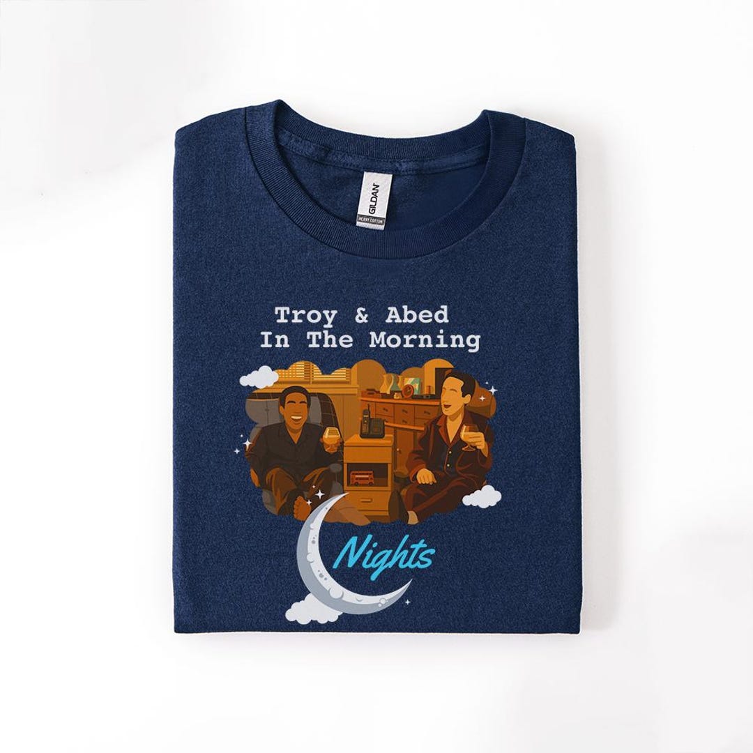Community Troy and Abed in the Morning Nights Funny T-shirt Tee, Unisex ...