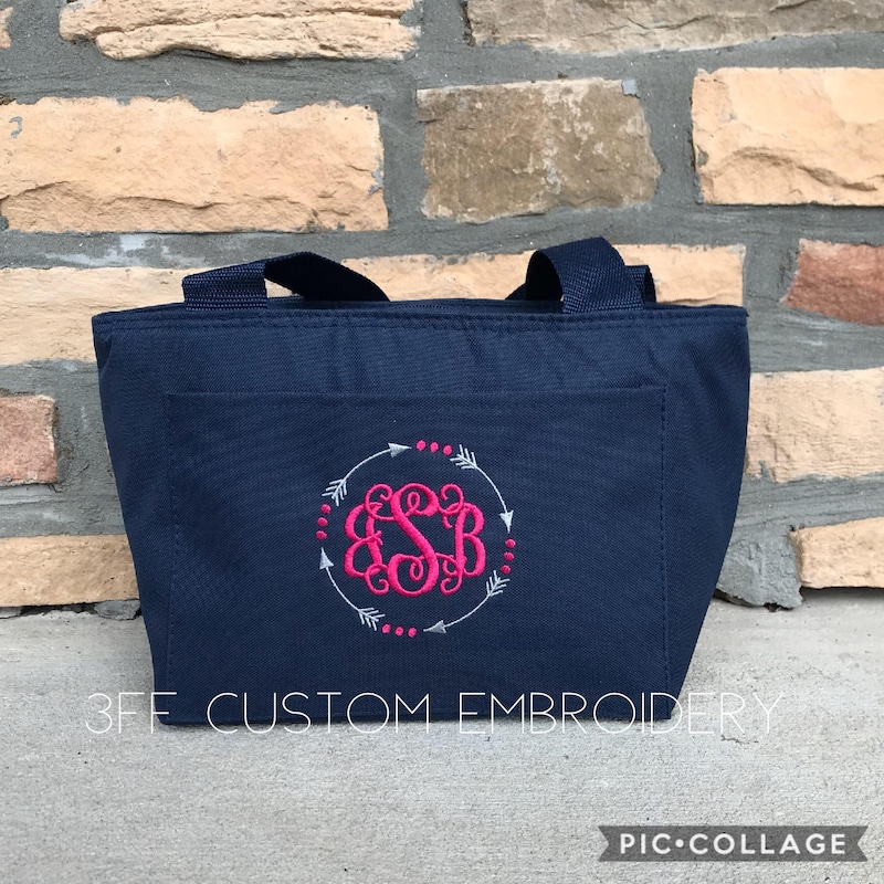 Monogrammed Lunchbox - Etsy