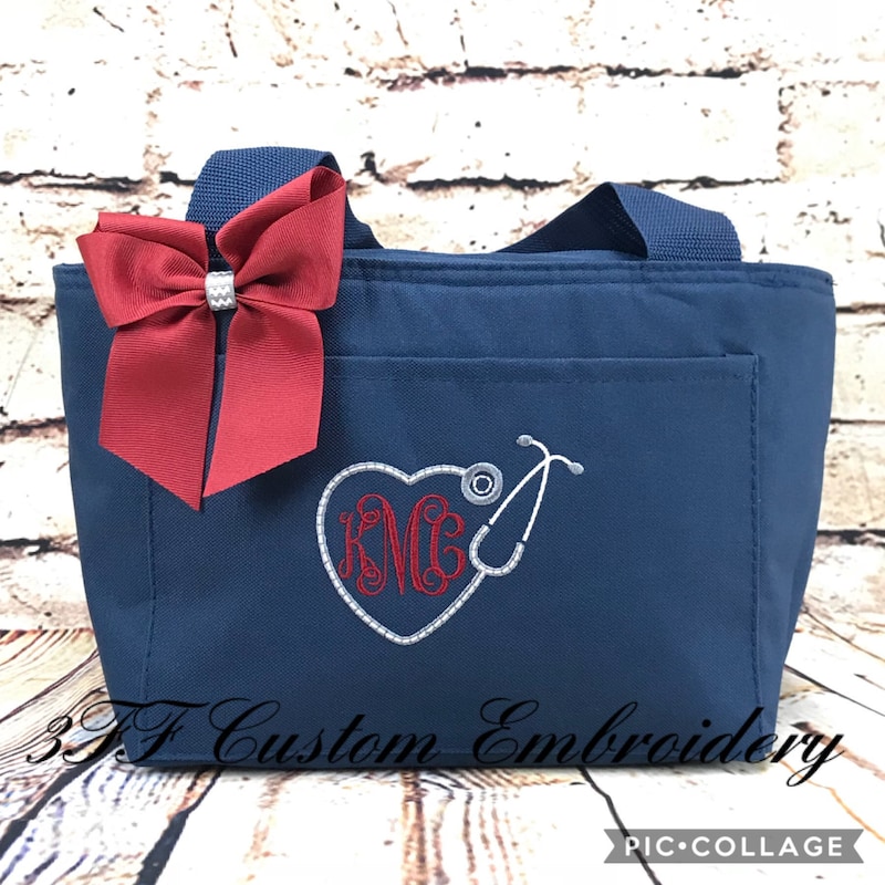 Monogram Nurse Lunch Box - Etsy