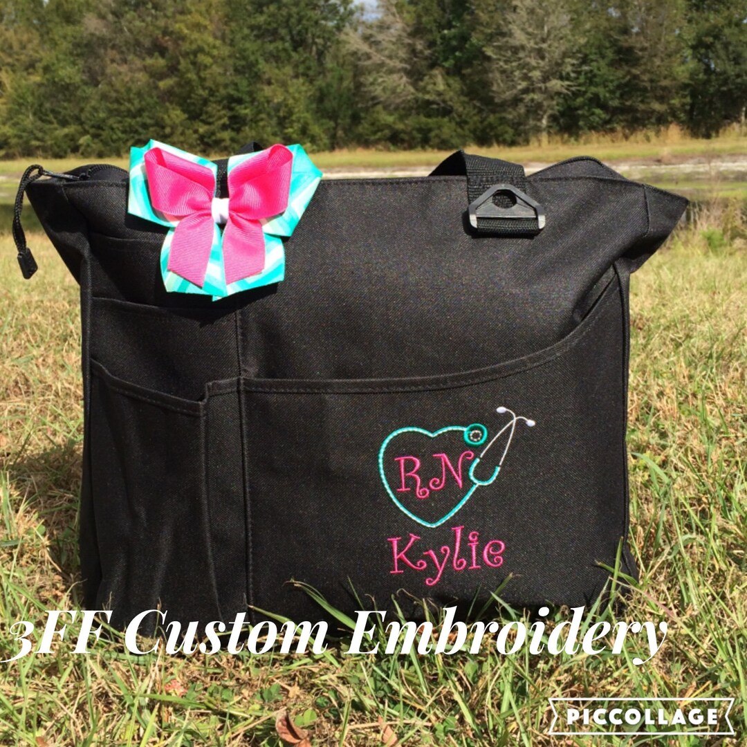 Personalized or Monogrammed Nurse/doctor Super Tote/nurse Carry All Bag ...