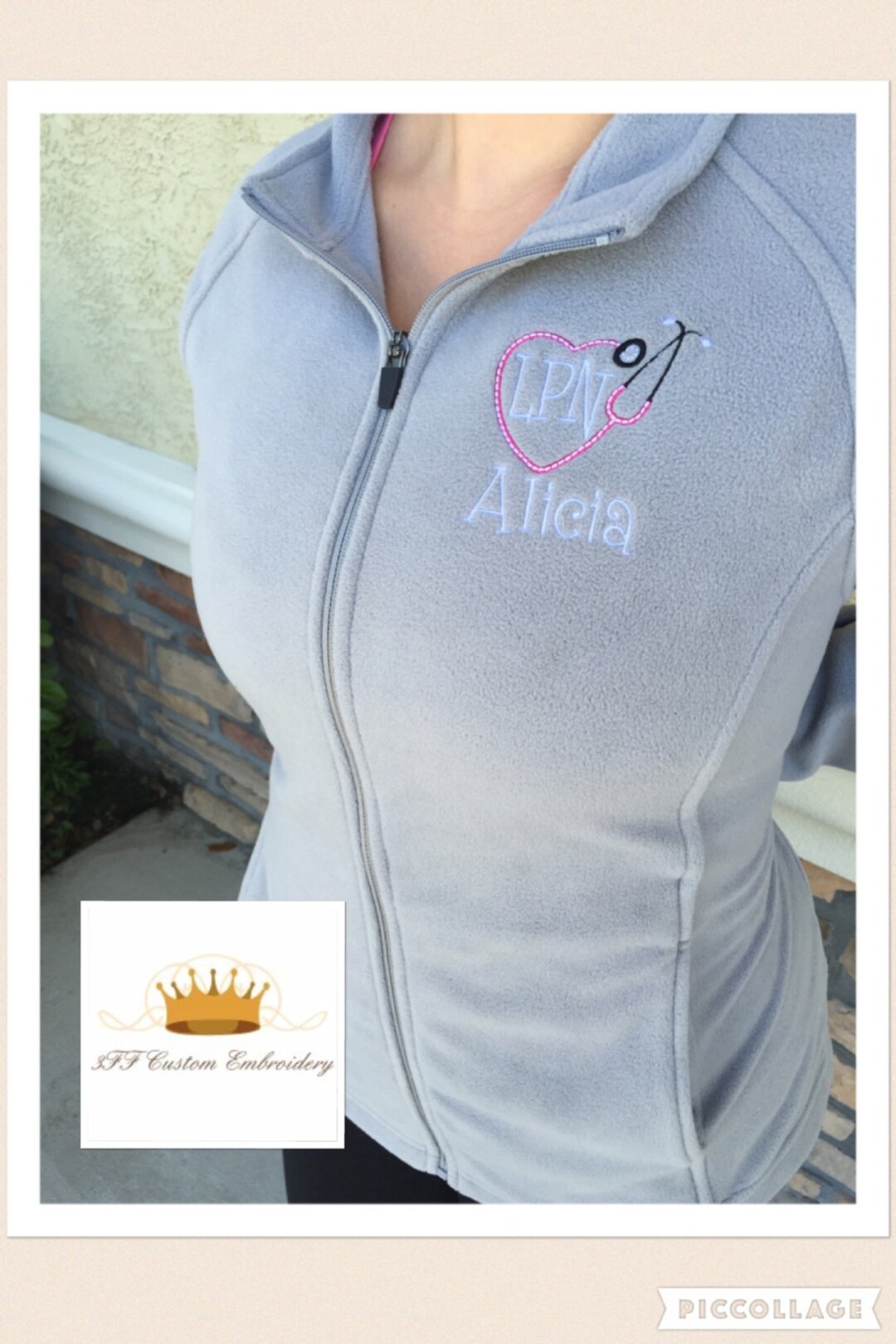 Personalized Ladies OR Unisex(men's) NURSE/DOCTOR Heart Stethoscope ...