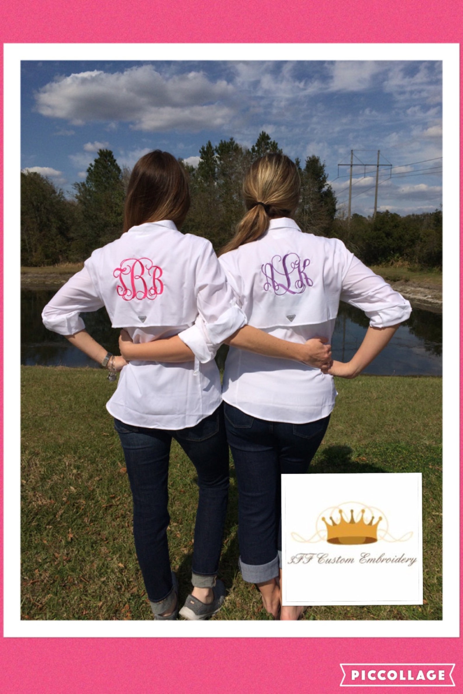 Personalized Monogrammed COLUMBIA Ladies BAHAMA PFG Shirts | Etsy