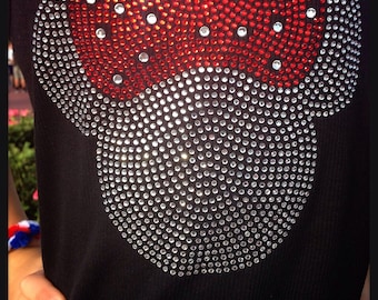 Rhinestone Shirt - Etsy