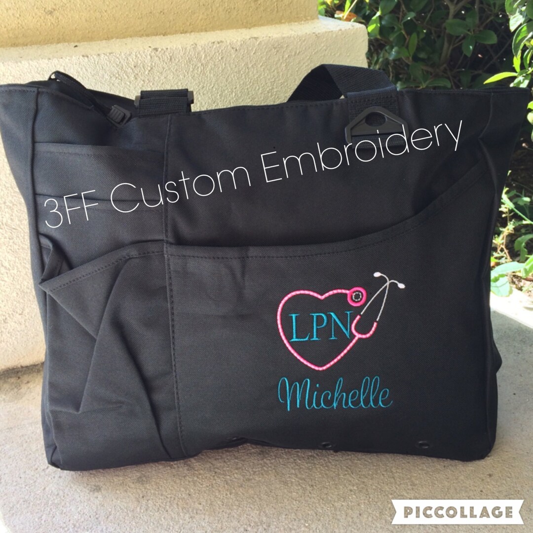 Personalized or Monogrammed NURSE or DOCTOR Super Tote/nurse ...