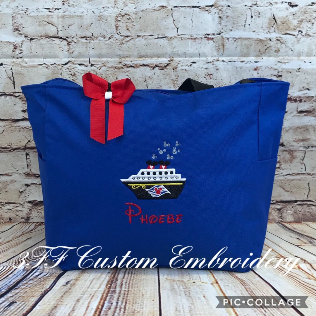 Personalized Disney Cruise Inspired Magical Vacation Zippered Tote Bag ...