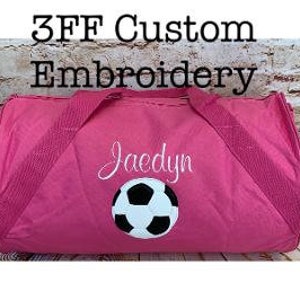 Personalized Embroidered Multi Sports Duffel/duffle Bag/basketball ...
