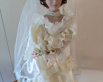 Porcelain Bride Doll | Etsy
