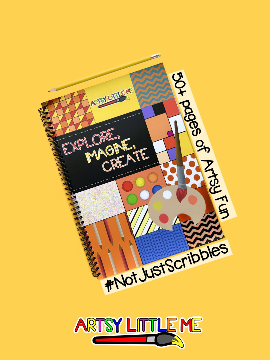 Fun & Creative Art Activity Book for Kids | Artsy Little Me - Etsy UK
