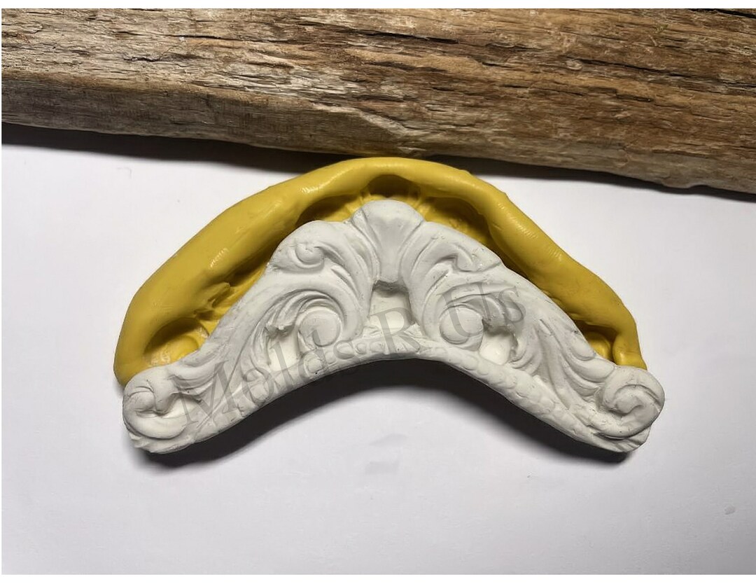 Silicone Old Corner Filigree Mold- Flexible Silicone Push Mold Fondant ...