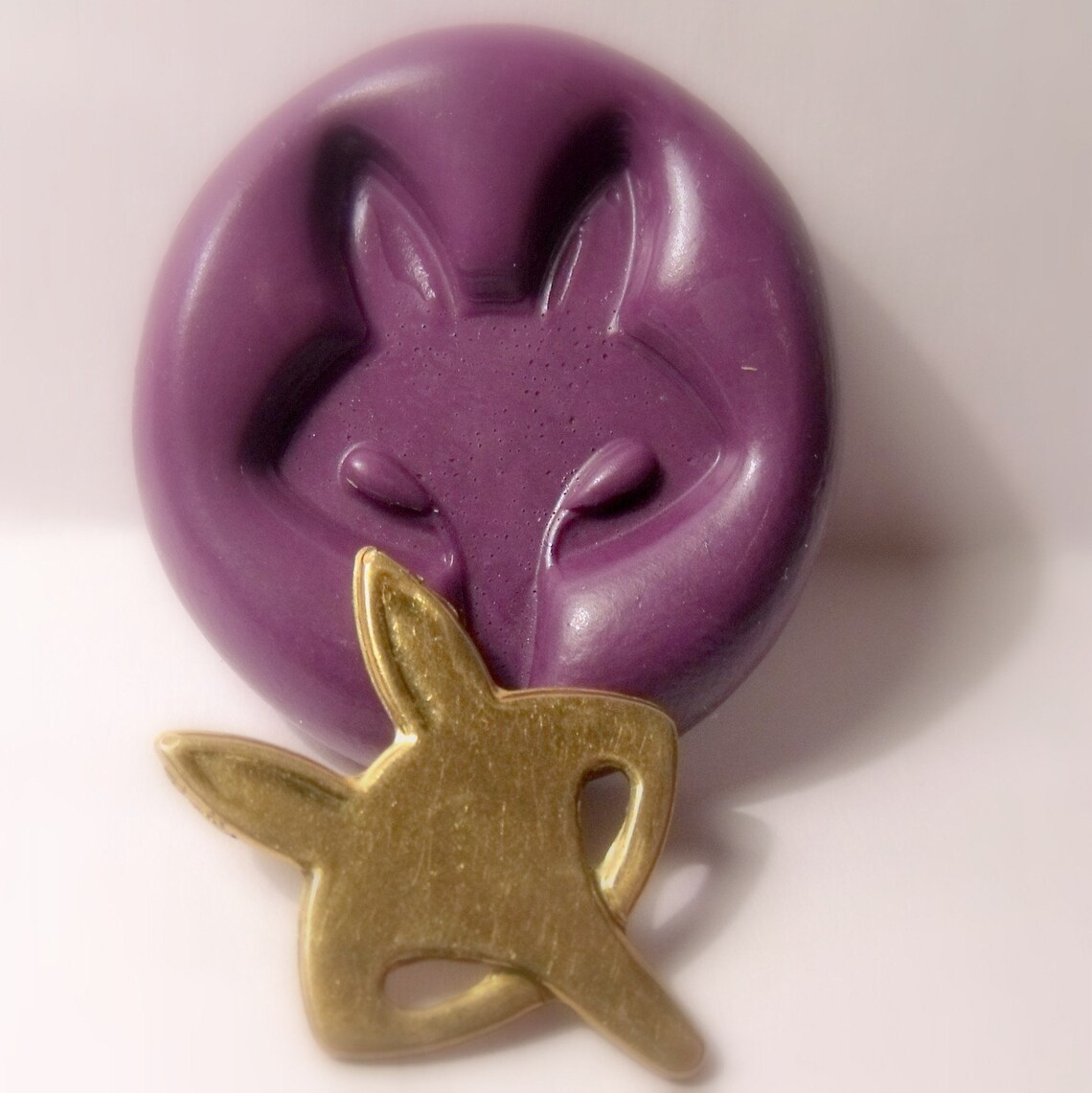 Kawaii Fox Mold Flexible Silicone Push Mold / Craft/ - Etsy