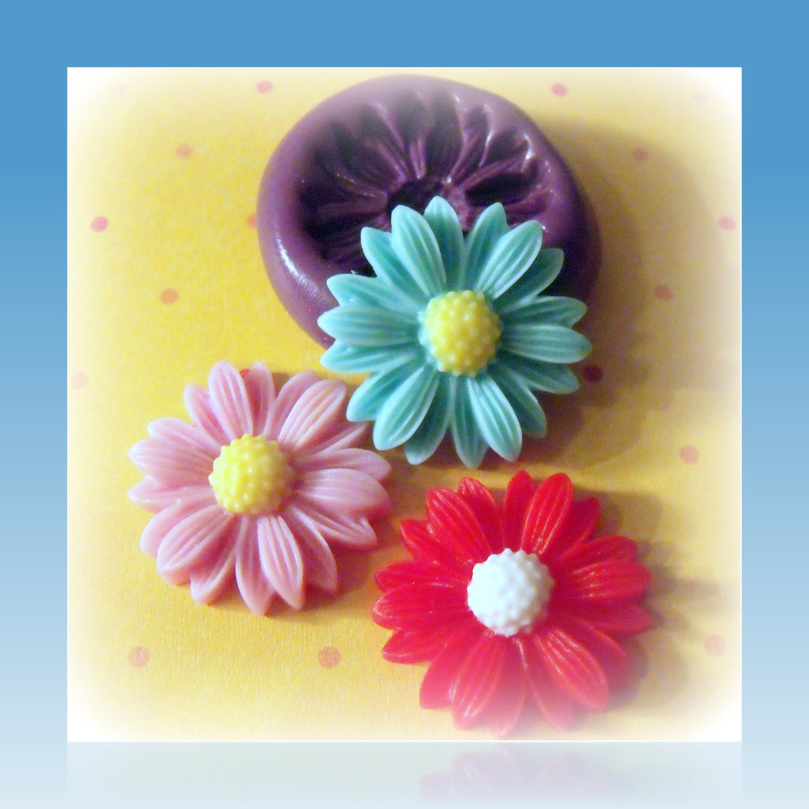 Daisy Flower Flexible Silicone Mold / Mould - Etsy